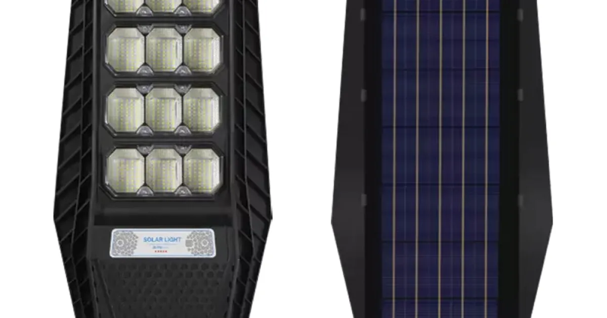 SOLAR STREET LIGHT WITH RADAR SENSOR, 900W