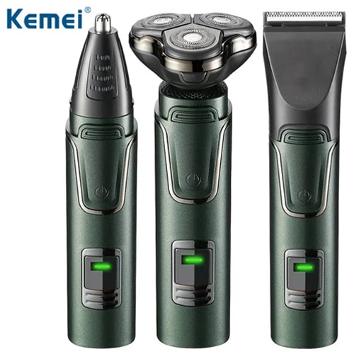 Kemei 3 in 1 Rechargeable Multifunctional Shaver km-2808