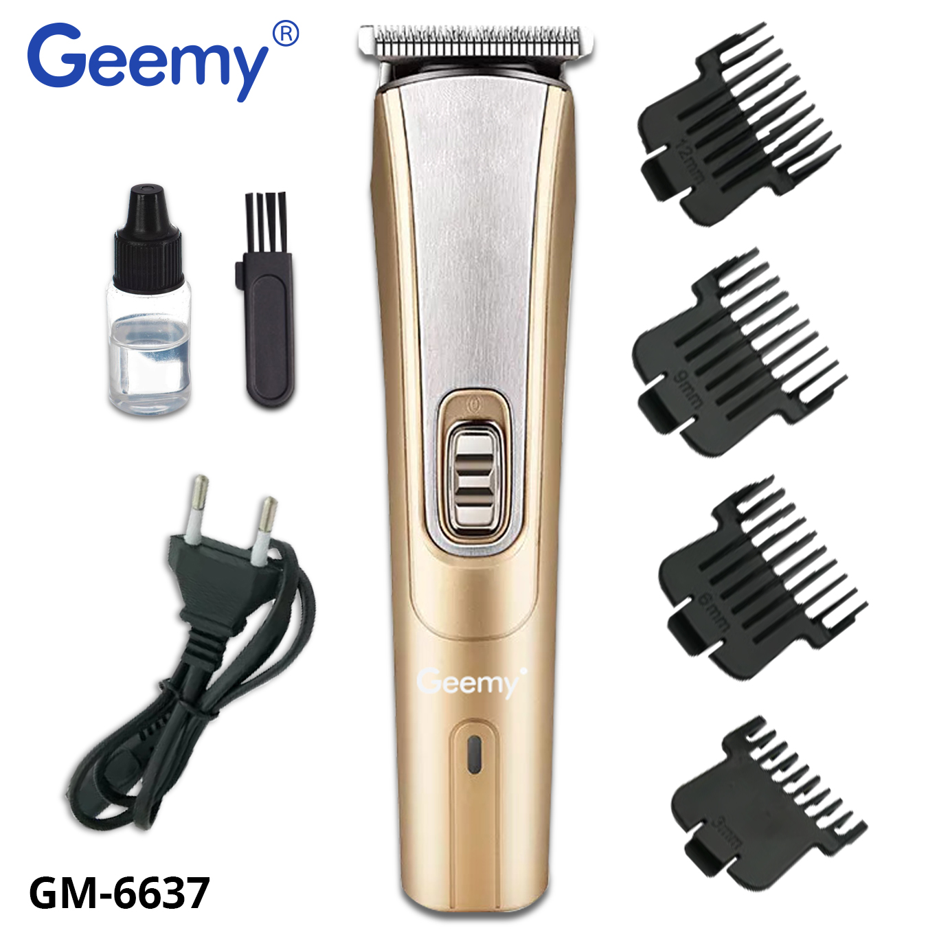 Geemy GM-6637 Rechargeable Hair Trimmer