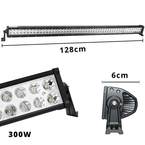 Off-Road Double-Raw LED Light Bar 300W