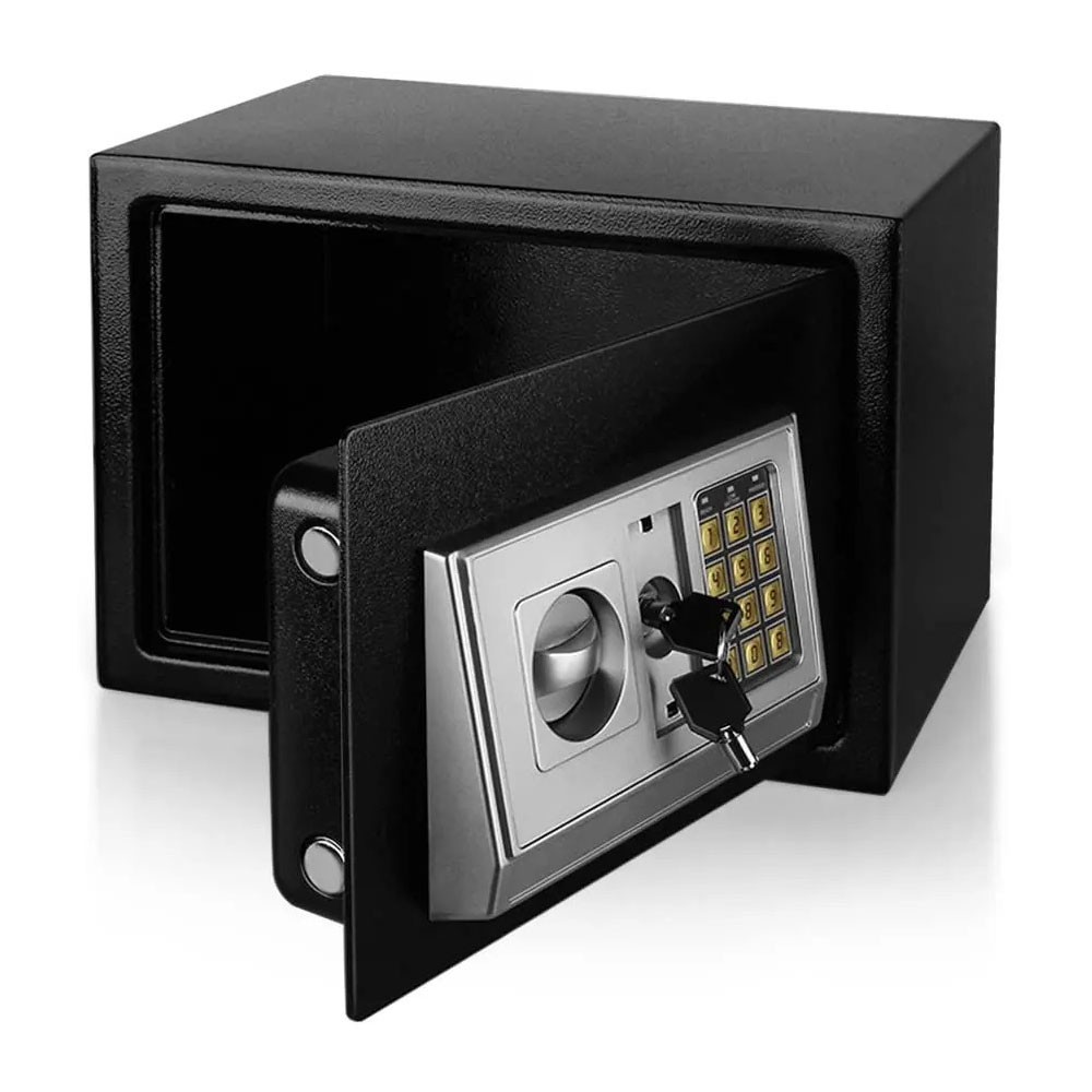 Digital Electronic Safes , Keypad and Key Lock Security Box T20*20*38cm ...