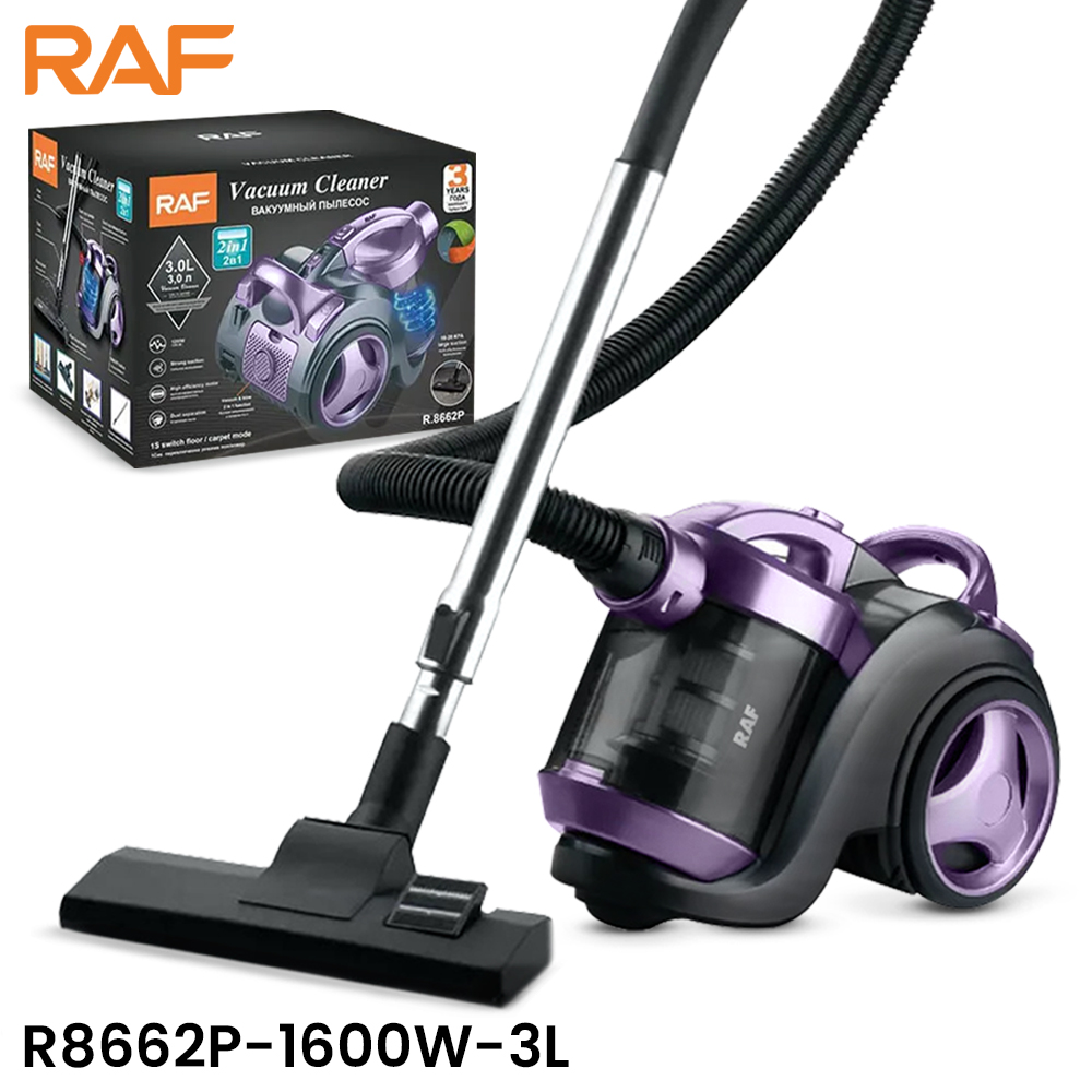 RAF R8662P Vacuum Cleaner 1600W 3L