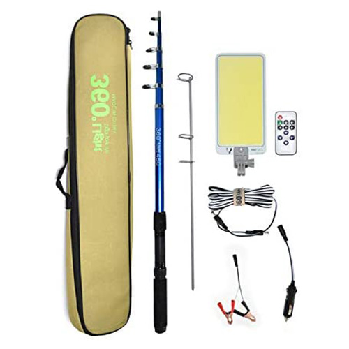 OUTDOOR LED LAMP AND LANTERN, FISHING ROD SHAPED FR04