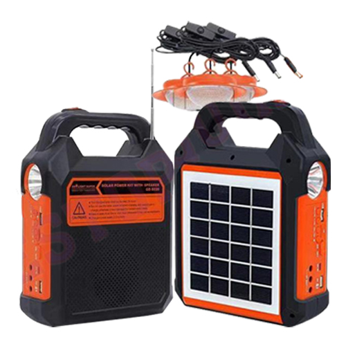 SOLAR ENERGY KIT WITH SPEAKER AND LIGHTING + 3 BULBS LED