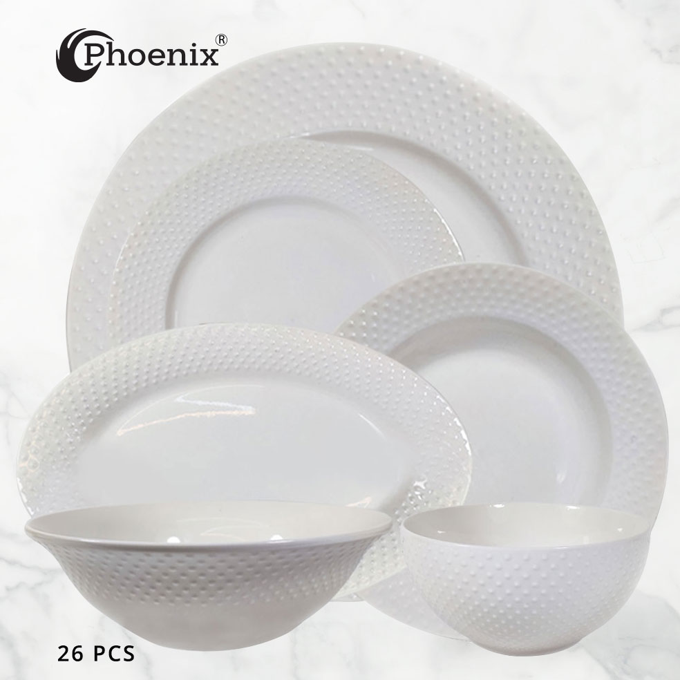 Phoenix 26pcs Porcelain Dinner Set