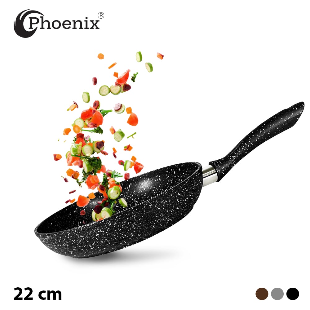 Phoenix Marble Granite Non-Stick Fry Pan 22cm